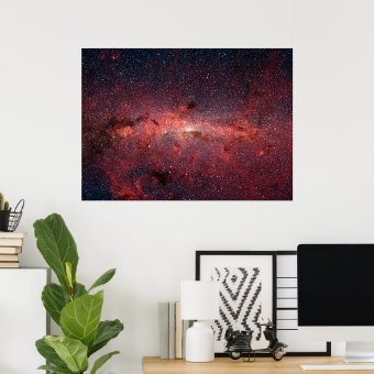 Milky Way Galactic Center Poster | Zazzle