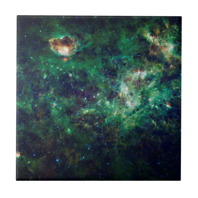 Milky Way galaxy Cosmic Space Ceramic Tile | Zazzle