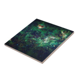 Milky Way galaxy Cosmic Space Ceramic Tile | Zazzle