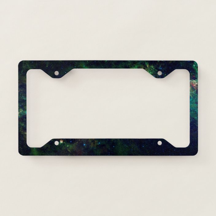Milky Way galaxy Cosmic Space License Plate Frame | Zazzle.com