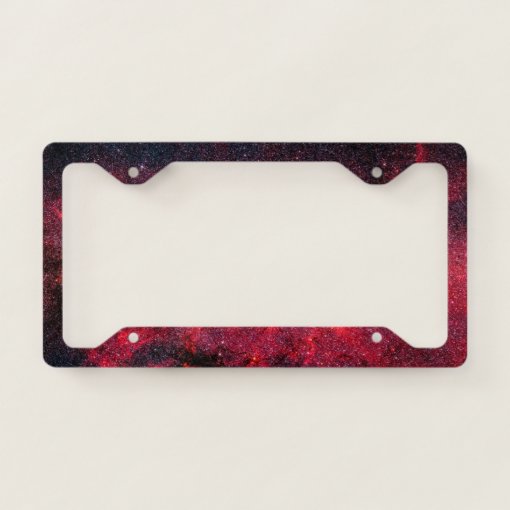Milky Way Galaxy License Plate Frame | Zazzle