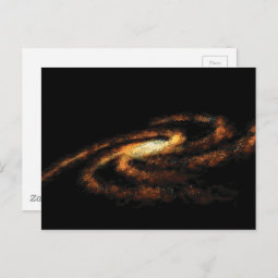Milky Way galaxy Postcard | Zazzle