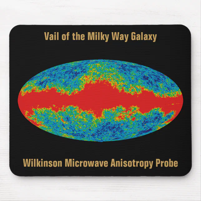 Milky Way Galaxy Veil Over WMAP Universe Mouse Pad | Zazzle