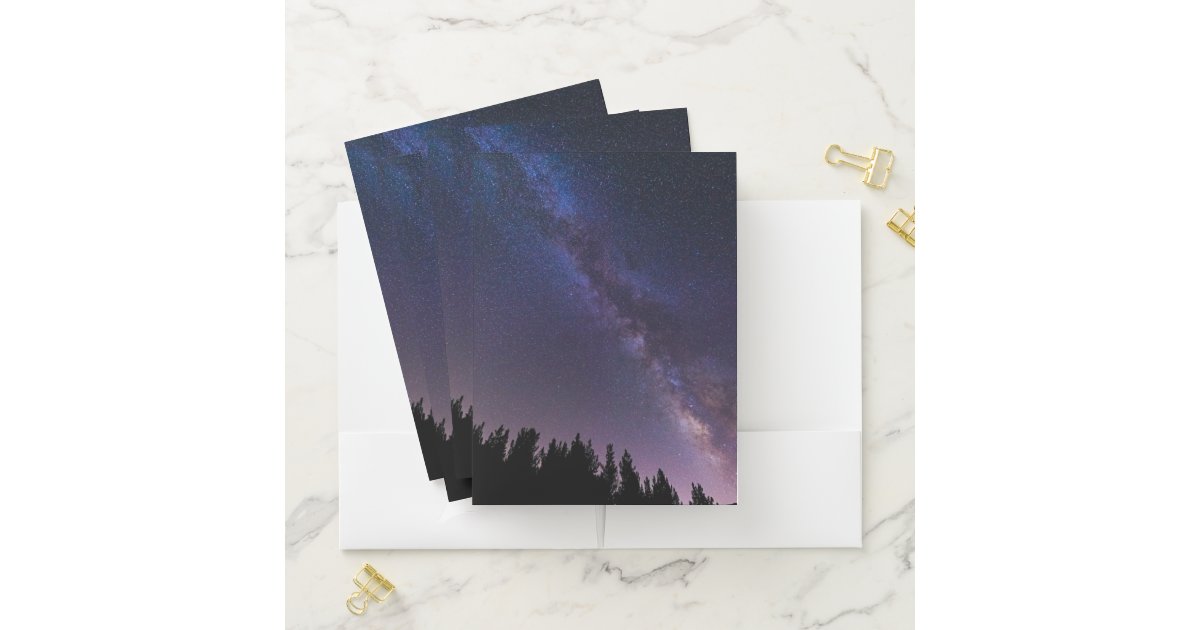 Milky Way | Rose Valley, California Pocket Folder | Zazzle