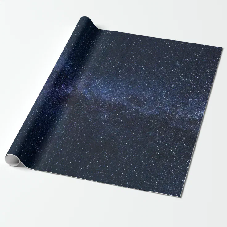 Milky Way Stars Galaxy Wrapping Paper | Zazzle