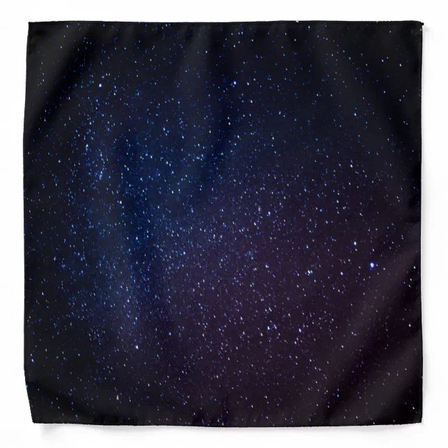 Milky Way stars night sky Bandana | Zazzle