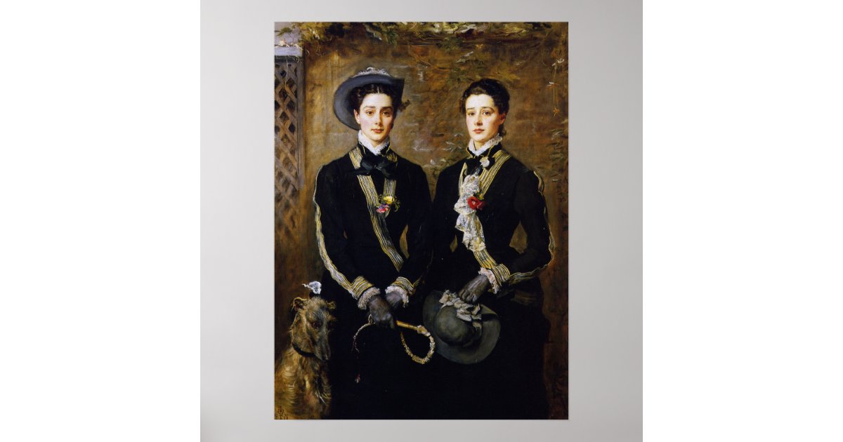Millais - Twins Grace And Kate Hoare 1876 Poster | Zazzle