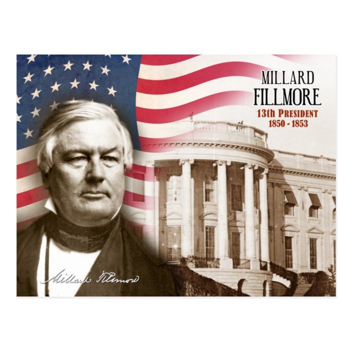 Millard Fillmore - 13th President of the U.S. Postcard | Zazzle.com