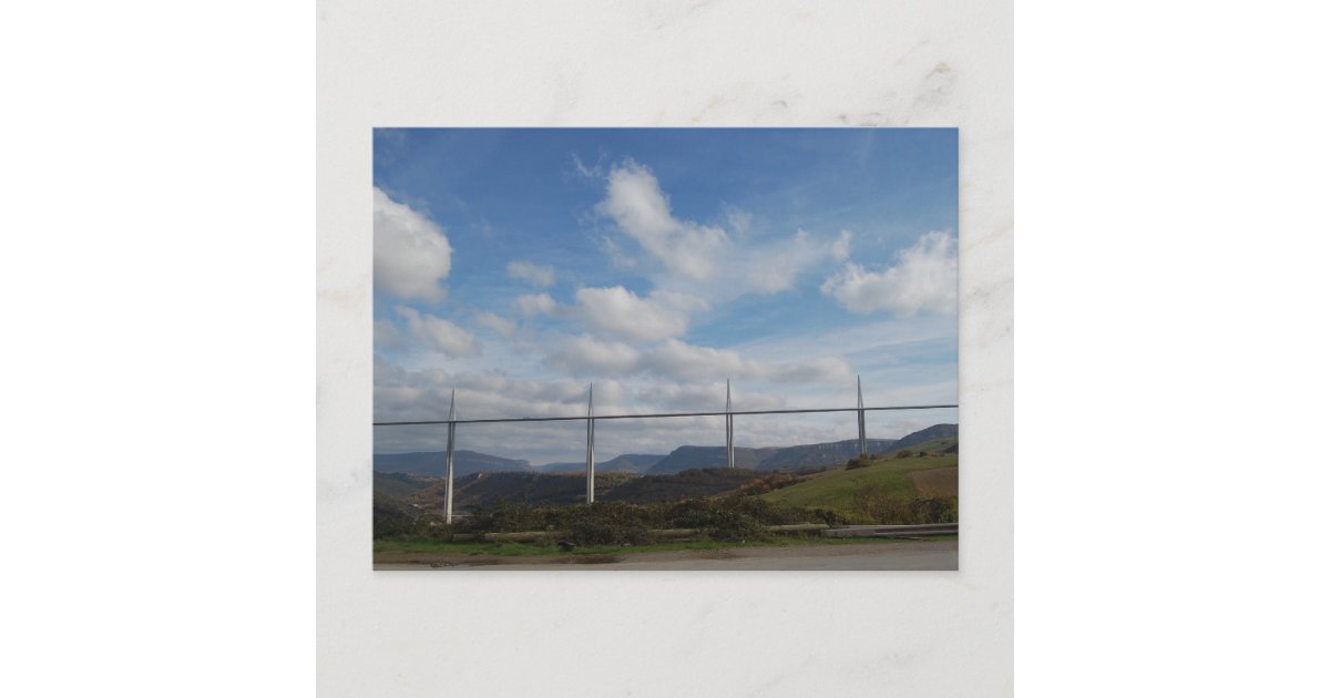 Millau Viaduct, France Postcard | Zazzle