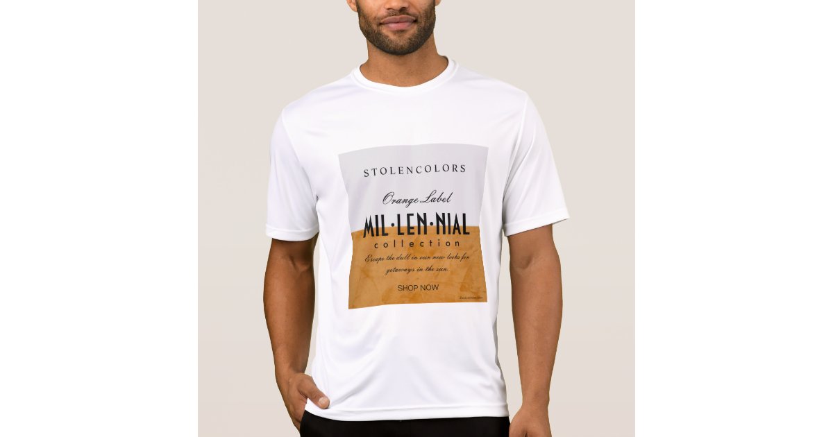 Millennial Collection Performance Men's T-Shirt | Zazzle