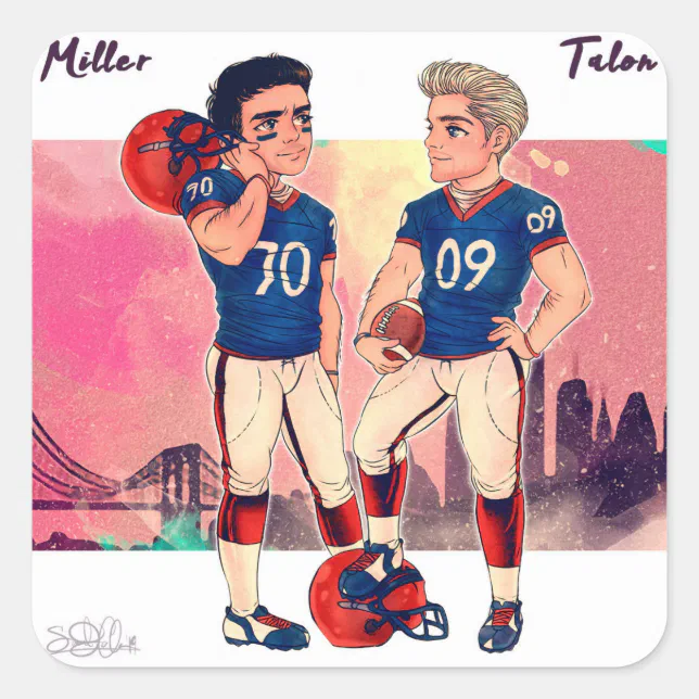 Miller and Talon Sticker | Zazzle