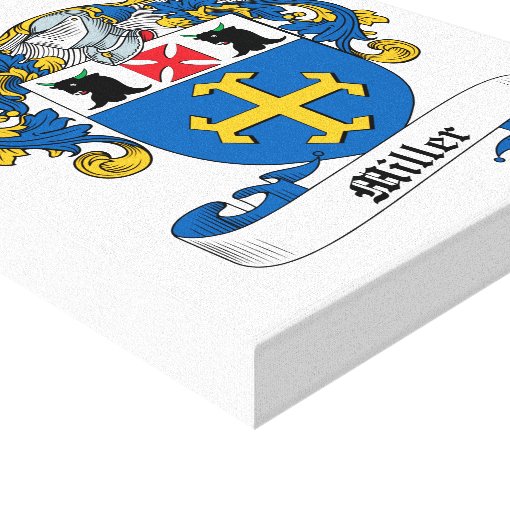 Miller Family Crest Canvas Print | Zazzle