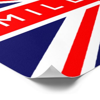 Millwall UK Flag Poster | Zazzle