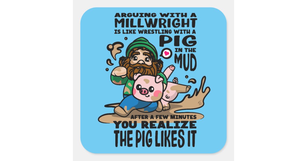 Millwright Sticker | Zazzle