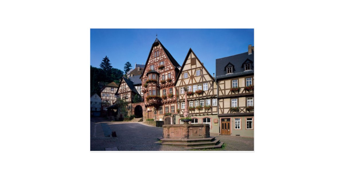 Miltenberg city, Germany Postcard | Zazzle.com