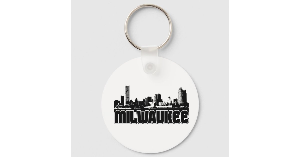 Milwaukee Skyline Keychain | Zazzle