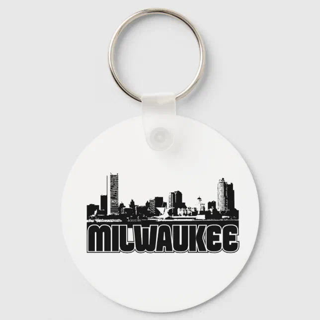 Milwaukee Skyline Keychain | Zazzle