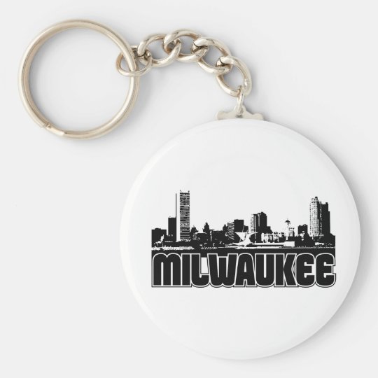 Milwaukee Skyline Keychain | Zazzle.com