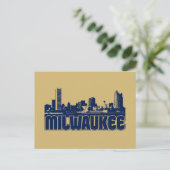 Milwaukee Skyline Postcard | Zazzle