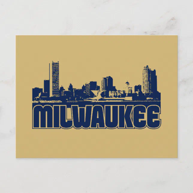 Milwaukee Skyline Postcard | Zazzle