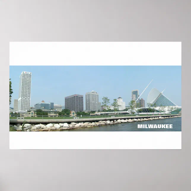 Milwaukee Skyline Poster | Zazzle