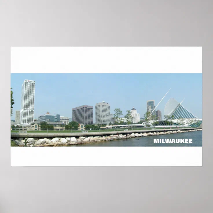 Milwaukee Skyline Poster | Zazzle