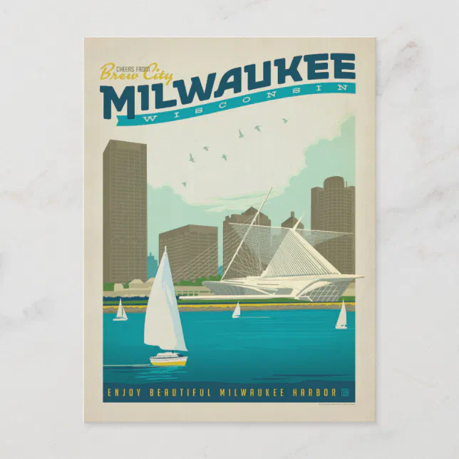 Milwaukee, WI Postcard | Zazzle