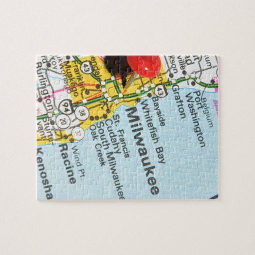Milwaukee, Wisconsin Jigsaw Puzzle | Zazzle