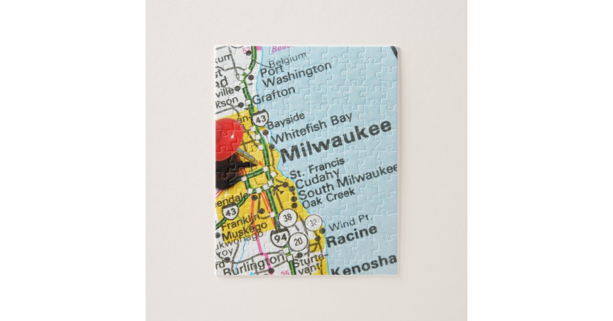Milwaukee, Wisconsin Jigsaw Puzzle | Zazzle