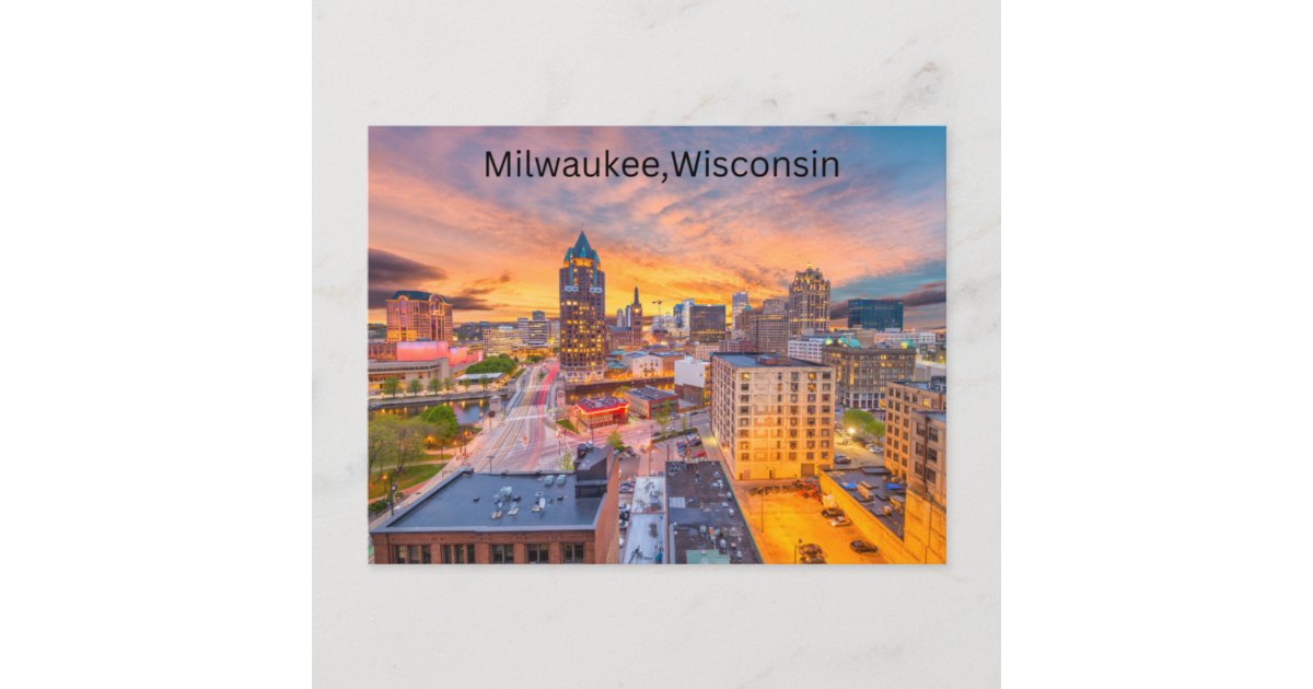 Milwaukee, Wisconsin Postcard | Zazzle