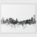 Milwaukee Wisconsin Skyline Wrapping Paper | Zazzle