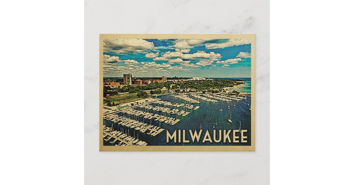 Milwaukee Wisconsin Vintage Travel Postcard | Zazzle