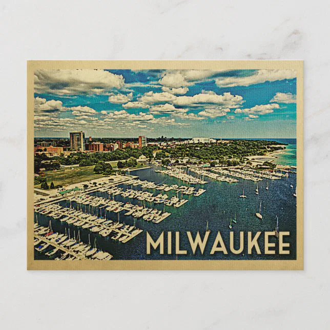 Milwaukee Wisconsin Vintage Travel Postcard | Zazzle