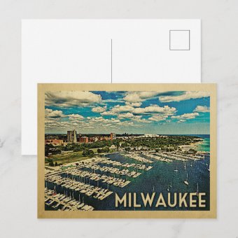 Milwaukee Wisconsin Vintage Travel Postcard | Zazzle