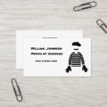 Mime Pantomime Miming My Business Business Card | Zazzle
