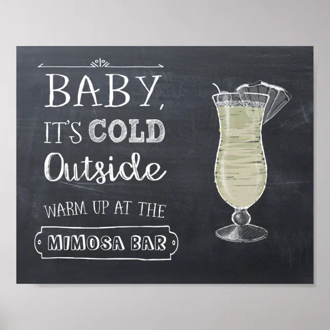 Mimosa Bar Sign | Zazzle