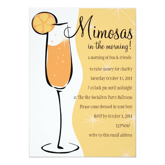 Mimosas Invitation | Zazzle.com