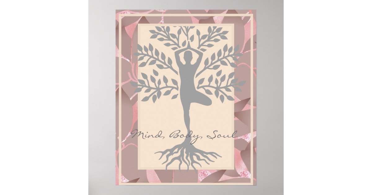 Mind Body Soul Meditation Poster | Zazzle