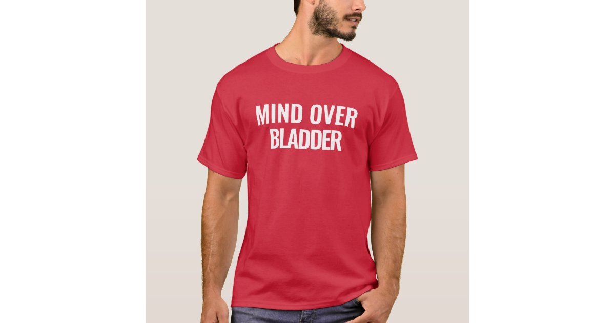 Mind Over Bladder Urology Caduceus T-Shirt | Zazzle