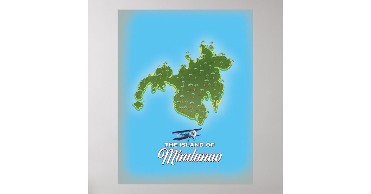 Mindanao Map Poster | Zazzle