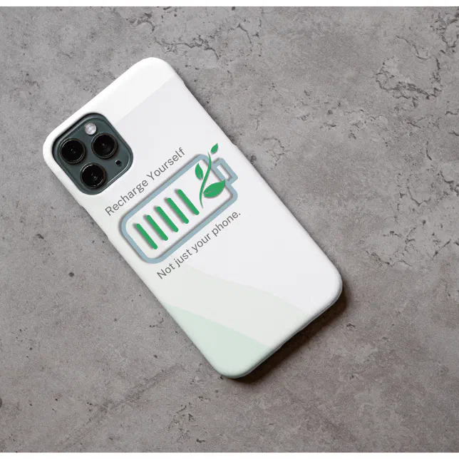 Mindful Recharge: Self-care Phone Case | Zazzle