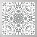 Mindful Summer: Peaceful Botanical Coloring Poster | Zazzle
