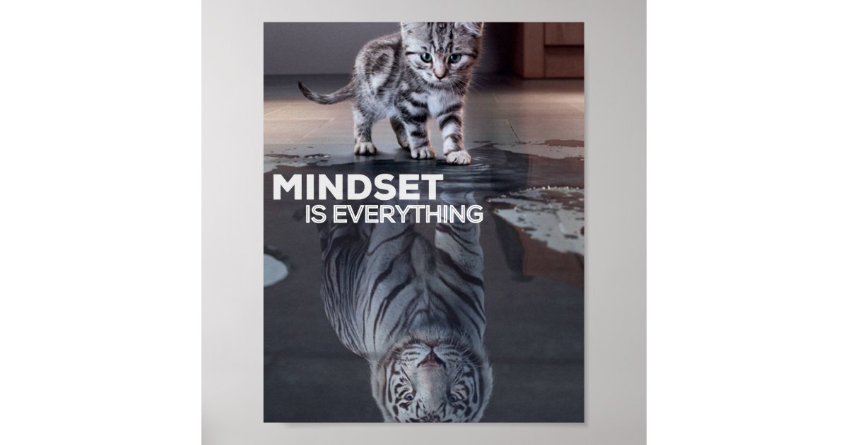mindset is everything poster | Zazzle