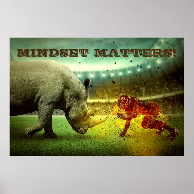 Mindset Matters Poster | Zazzle
