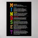 Mindset Motivational Acronym For Success Poster | Zazzle