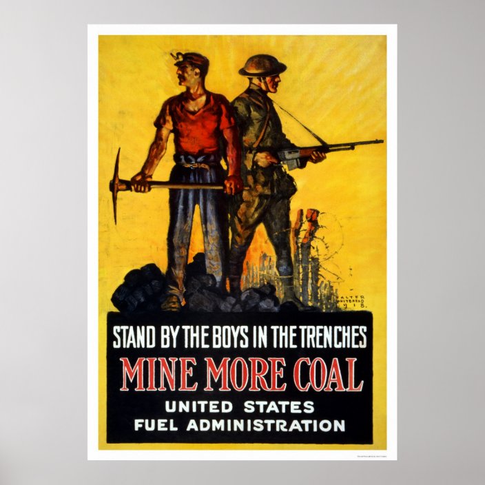Mine more coal poster | Zazzle.com