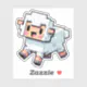 Minecraft, Cute Sheep, Minecrafter, Chibi Stickers | Zazzle