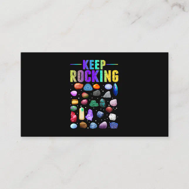 Mineral Rock Collecting Geologist Geology Business Card | Zazzle