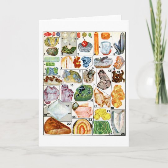 Minerals Card | Zazzle.com