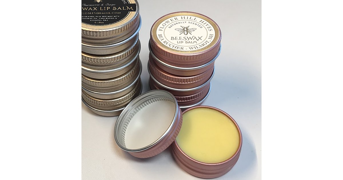 Mini Apiary Heraldic Bee Lip Balm or Candle Label | Zazzle
